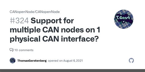 Support For Multiple Can Nodes On 1 Physical Can Interface · Issue 324 · Canopennode