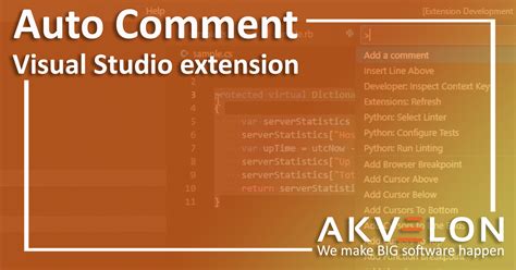 Auto Comment Ai Code Documentation Extension By Akvelon