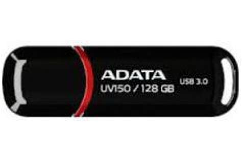 USB atmiņas kartes ADATA DashDrive Value UV150 128GB (AUV150-128G-RBK ...