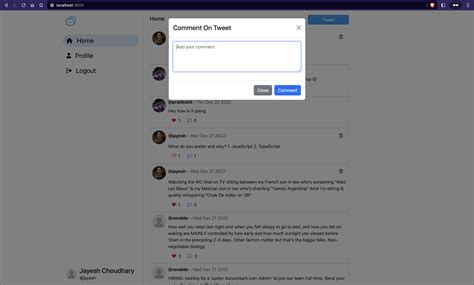 Github Aryangarg02mern Twitter Clone App A Full Stack Twitter Clone