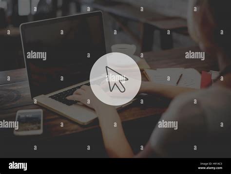Pointer Selection Cursor Access Connection Networking Concept Stock