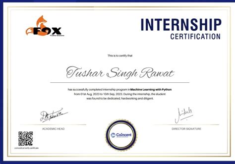 Machinelearning Internshipcompletion Datascience Ai