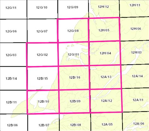 The National Topographic System Map Sheets Over The Aoi Consist Of Download Scientific