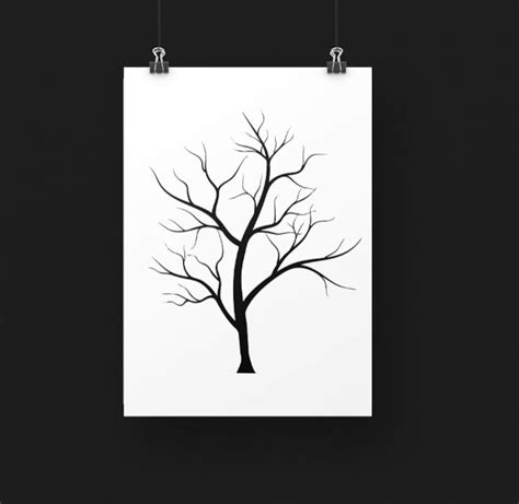 Bare Tree Svg Tree With No Leaves Silhouette Tree Svg Etsy