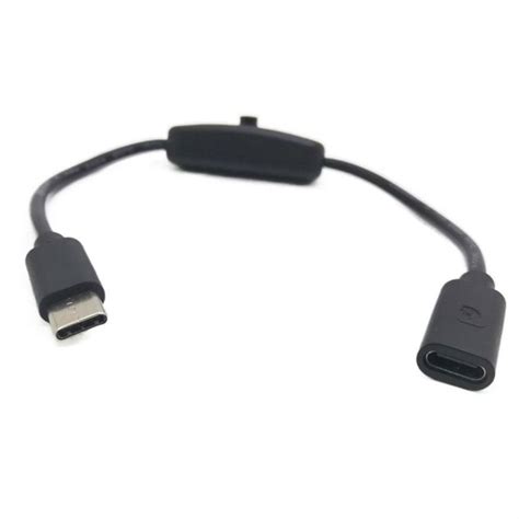 bothhy 27cm 4a high current extension cable on off switch for raspberry