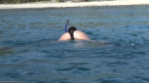 On The Beach Karlie Montana Shows Her Beautiful Ass And Masturbates