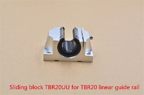 tbr20uu aluminum block 20mm linear motion ball bearing slide block for tbr20 20mm linear guide