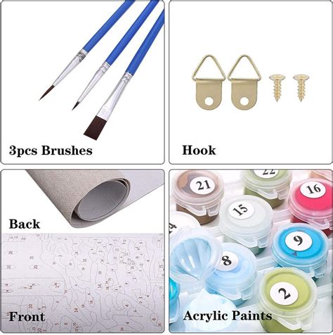 Tulip N Turtle Dandia Krishna Radha Diy Acrylic Painting By Numbers Kit