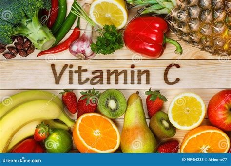 Foods High In Vitamin C Stock Image Image Of Health 90954233