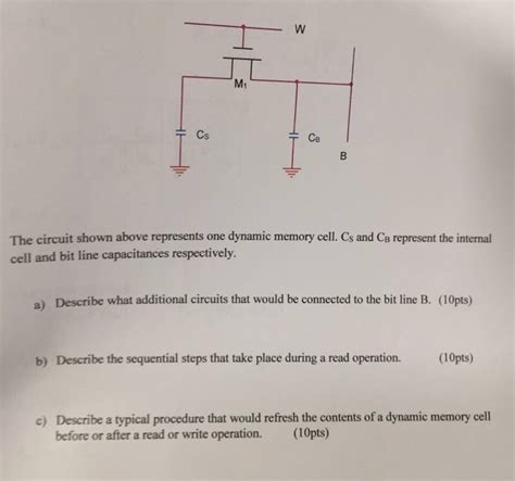 Solved The Circuit Shown Above Represents One Dynamic Chegg