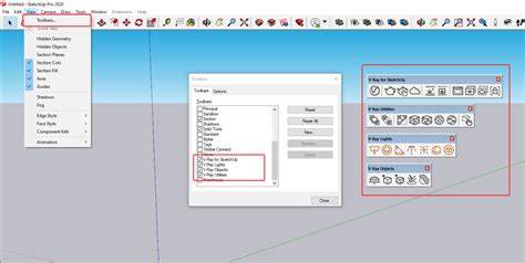 Missing V Ray Toolbars In V Ray For Sketchup Chaos Help Center