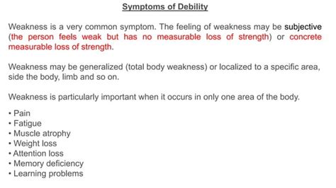 General Debility Pptx