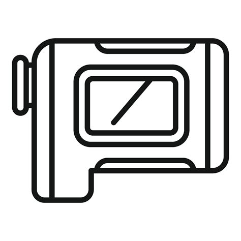 Digital Laser Meter Icon Outline Vector Scanner Tool 35510953 Vector Art At Vecteezy