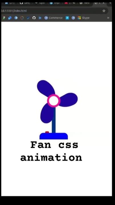 Fan Css Animation Using Html Css Webdesign Coding Design Developer Php Css Python Youtube