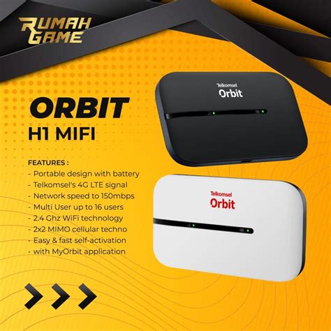 Jual Mifi Modem Wifi Router G Huawei E Telkomsel Unlock Free Gb Mifi Orbit H Shopee