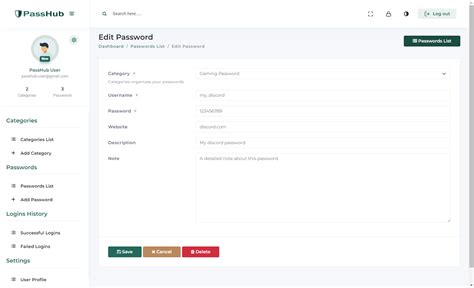 Github Suleiman700passhub Tired Of Struggling To Remember Passwords