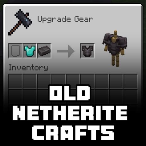 Old Netherite Crafts Forge Minecraft Mods Curseforge