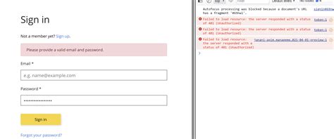 Azure Managed Apim Not Showing Wrong Password Label When Inserted