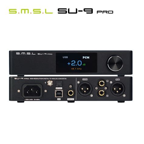 Smsl Su 9 Su9n Su9 Pro Mqa ตัวถอดรหัสเอาท์พุต Usb Dac Es9038pro 2nd Gen