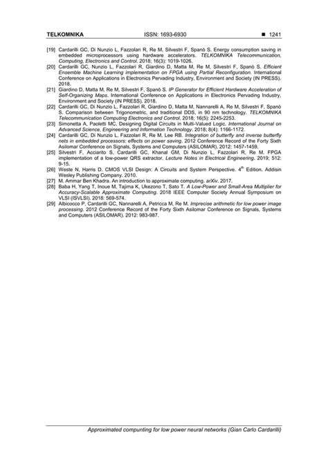 Approximated Computing For Low Power Neural Networks Pdf