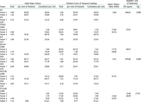 Factors Extracted For Input And Output Variables For The Network Dea Model Download Scientific