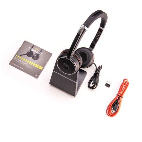 Jabra Evolve SE MS Stereo Wireless Headset Link USB A Bluetooth Adapter