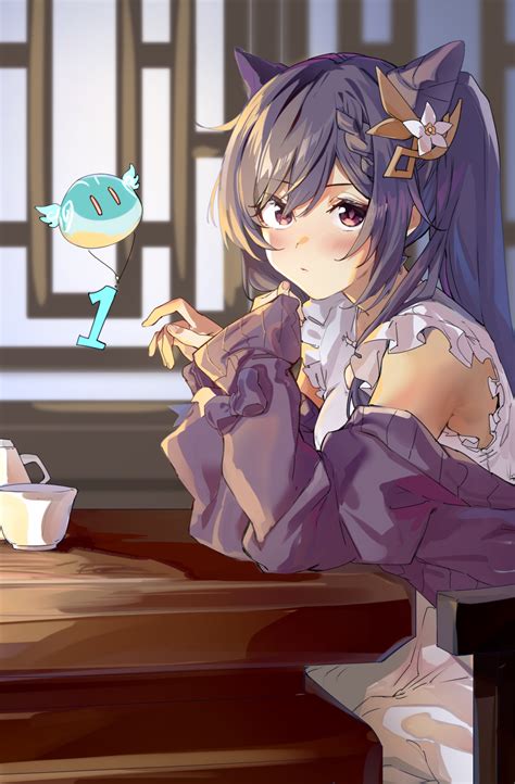 Keqing Genshin Impact Drawn By Uno Ryoku Danbooru Keqing Genshin Impact Drawn By Uno Ryoku Danbooru