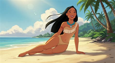 Disney Pocahontas In Bikini 2 By Marksoner On Deviantart