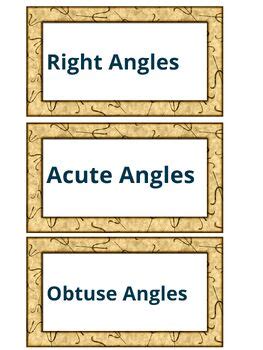 Classifying Angles Sorting Activity By DISIGNER POFESSIONAL TPT