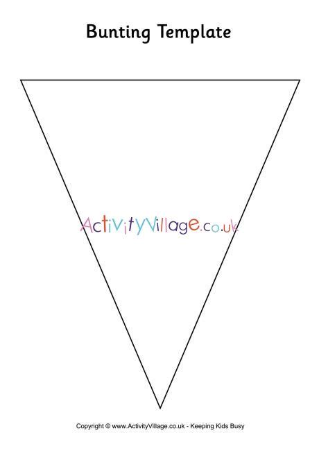 Bunting Template Artofit