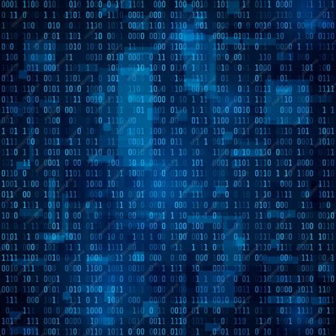 Premium Vector Technology Abstract Background Binary Code