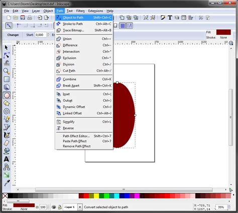 Inkscape Dxf Export One Path Opsgene