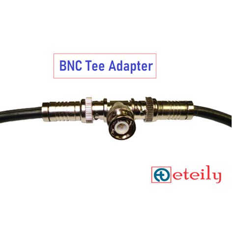 BNC Female Male Female T Shaped Adapter