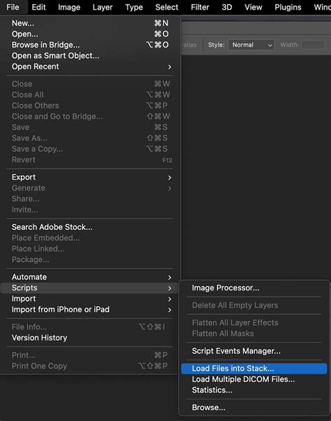 0 Screen Shot 2022 04 05 At 123141 Pm Load Files Into Stack Menu Shot