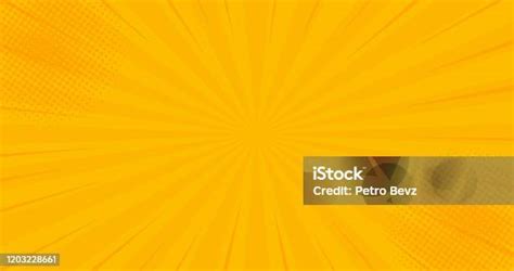 하프 톤 코너와 만화 노란색 복고풍 배경입니다 여름 을 배경으로 합니다 만화 책 포스터 광고 디자인에 대한 복고풍 팝 아트 스타일의 벡터 일러스트레이션 팝 아트에 대한 스톡