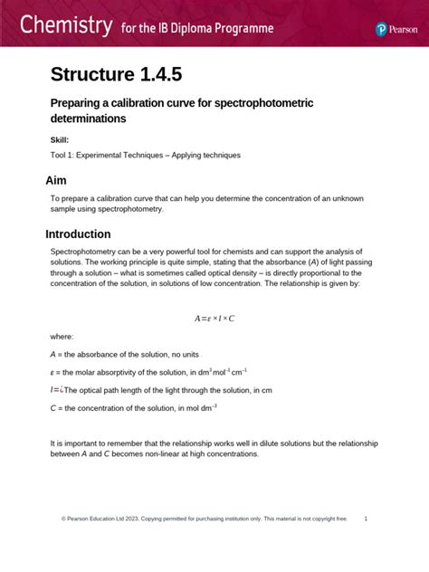 1138485skillspreparingcalibrationcurve 2 Pdf Spectrophotometry Absorbance 1138485skillspreparingcalibrationcurve 2 Pdf Spectrophotometry Absorbance