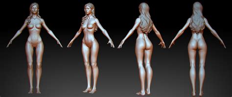 The Art Of Niko Niko Female Base Mesh