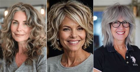 32 Volume Enhancing Haircuts For Women Over 50 Who Want Thicker Looking