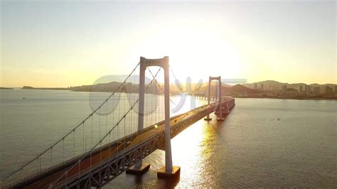 航拍傍晚大连星海湾跨海大桥3840x2160高清视频素材下载编号3021641实拍视频光厂vj师网