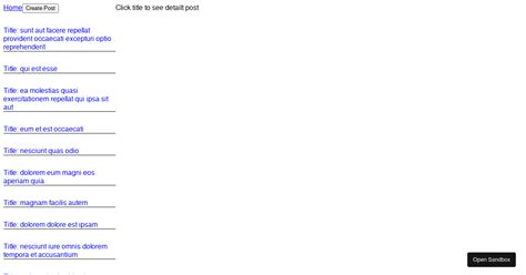 Fetch Forked Codesandbox