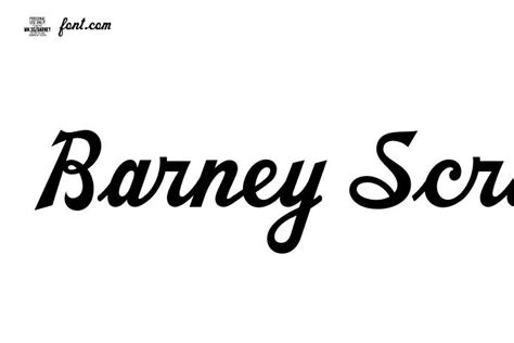 Barney Script Personal Use Regular Font Free Font Download