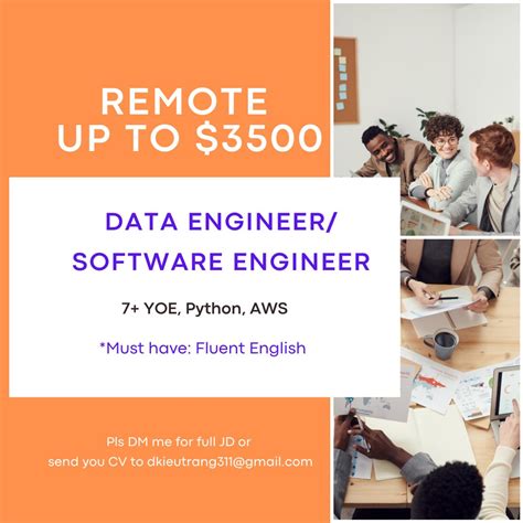 Dataengineer Python Aws Remote Trang Duong