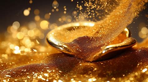 반짝이는 질감이 가득한 황금색 반짝이 배경 황금빛 빛 골드 반짝이 반짝이 효과 배경 일러스트 및 사진 무료 다운로드