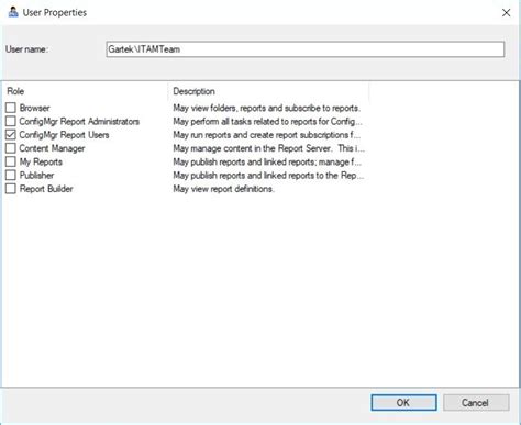 Grant Permission To One Configmgr Ssrs Report Recast