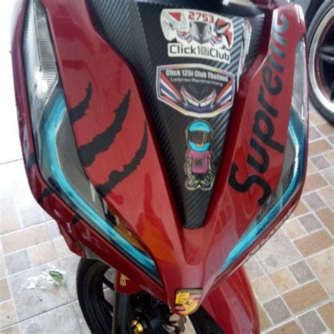 สติ๊กเกอร์supreme สติ๊กเกอร์กรงเล็บ สติ๊กเกอร์click 125i สติ๊กเกอร์แต่งรถ สติ๊กเกอร์ซิ่งsticker