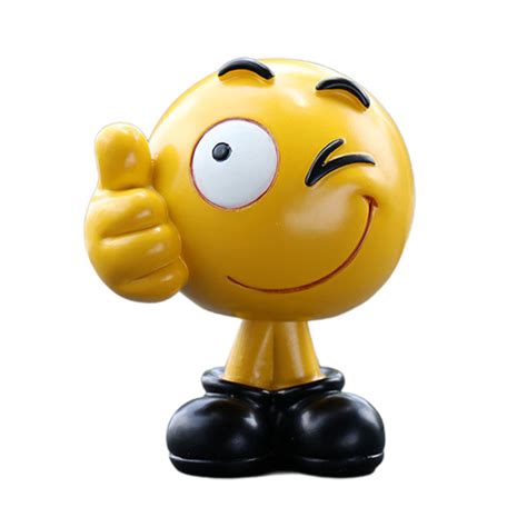 Игрушка Emoji с качающей головой и держателем для телефона в машину на ...