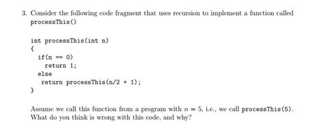Solved Consider The Following Code Fragment That Uses Chegg