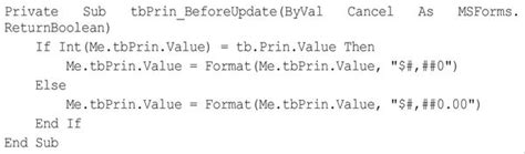 Format A User Form Text Box As Currency Or A Percentage Excel Tips Mrexcel Publishing