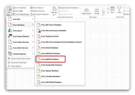Odbc Connecting Excel To Mysql Database Through Power Query Stack