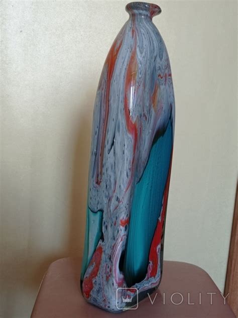 Ваза гутне скло велика Violity